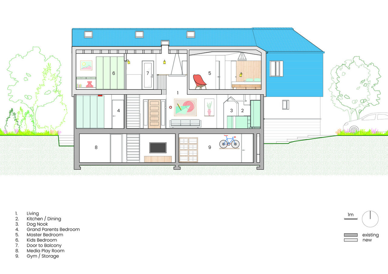 Drop Top House - DAE - Design Architecture Everyday Inc.