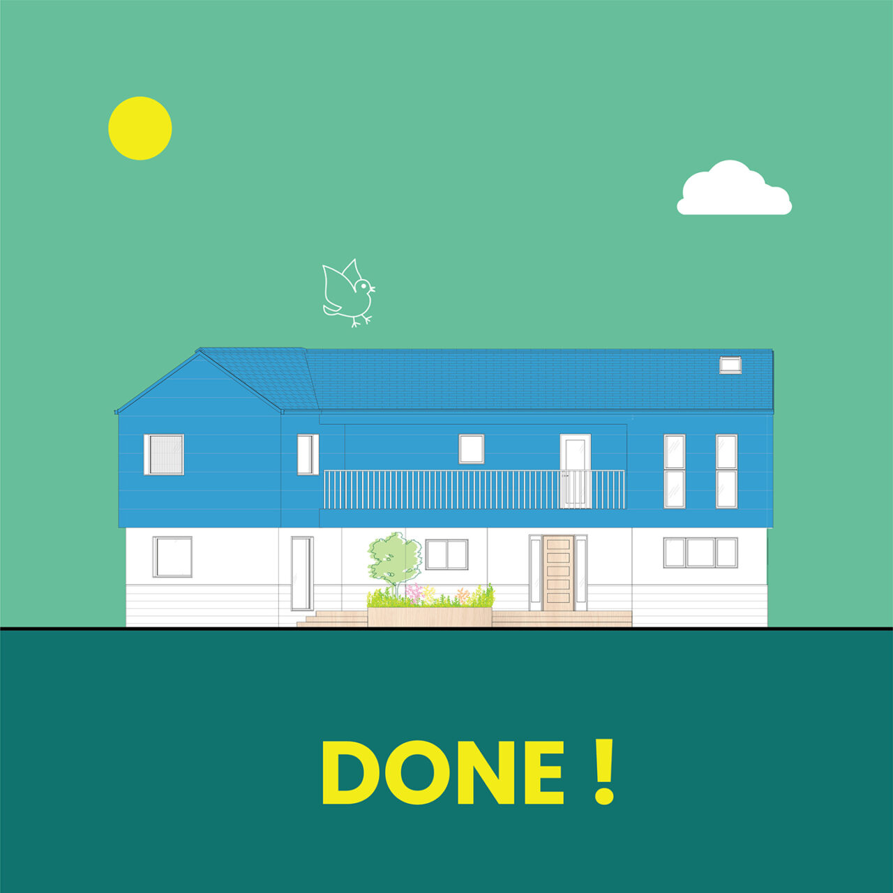Drop Top House - DAE - Design Architecture Everyday Inc.